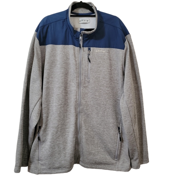 Orvis | Jackets & Coats | Orvis Bonded Meshfill Full Zip Fleece Jacket ...